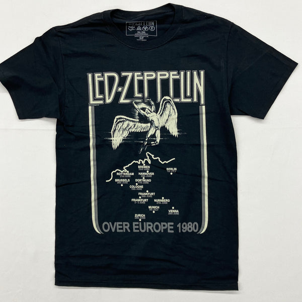 Led Zeppelin - Over Europe 1980 Shirt | Vintage Vinyl Regina