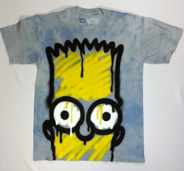 Simpsons, The - Spray Paint Bart Grey Shirt | Vintage Vinyl Regina