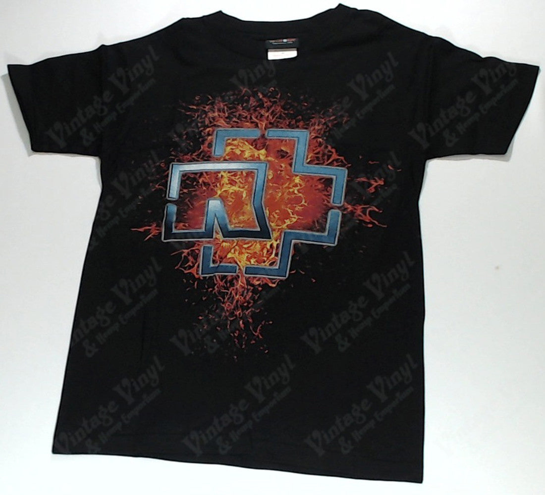 Rammstein - Fire Cross Logo Shirt | Vintage Vinyl Regina