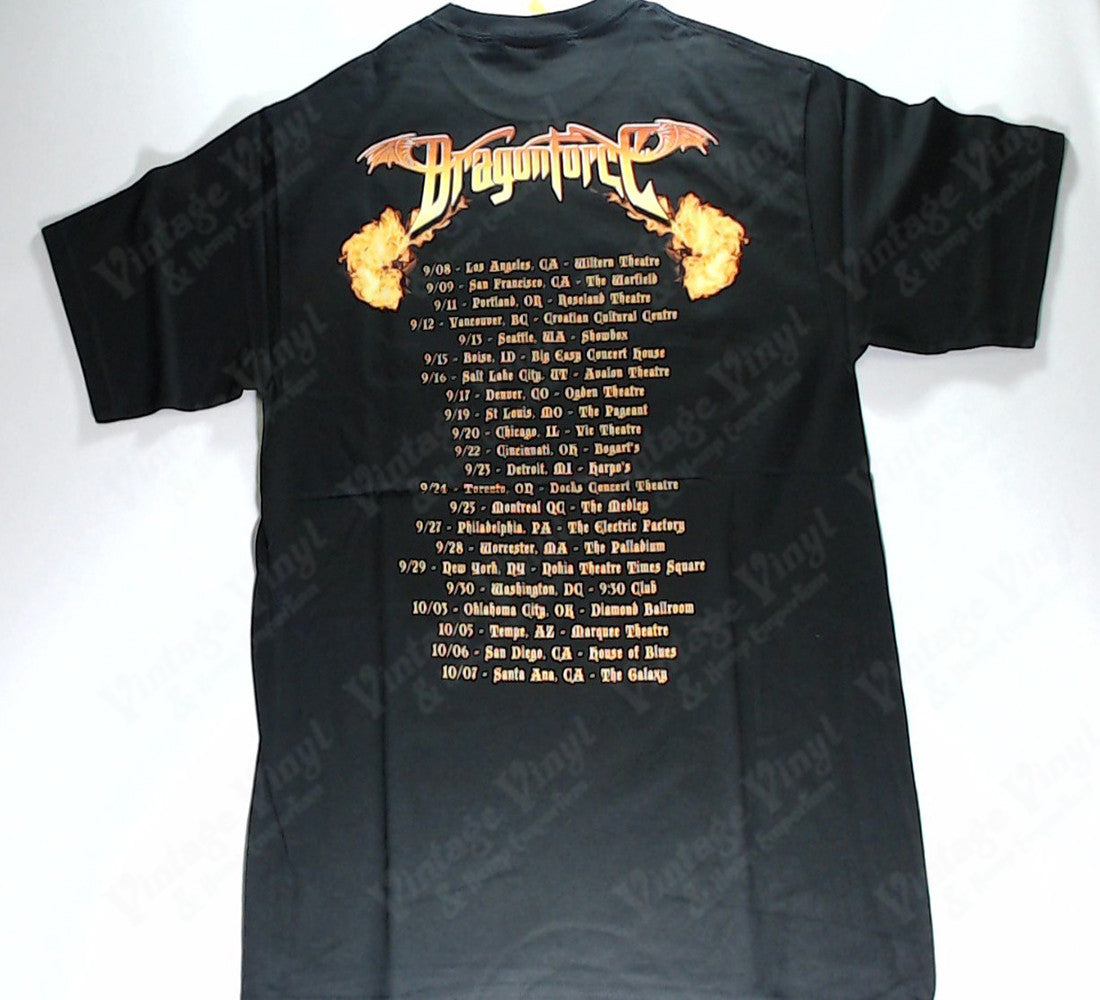 DragonForce - Flaming Sword Samurai Shirt | Vintage Vinyl Regina